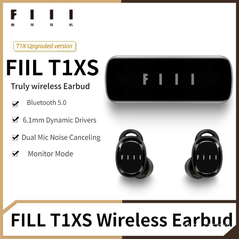 Original FIIL T1XS Truly Wireless Earbud ual Mic Noise Cancellation ...