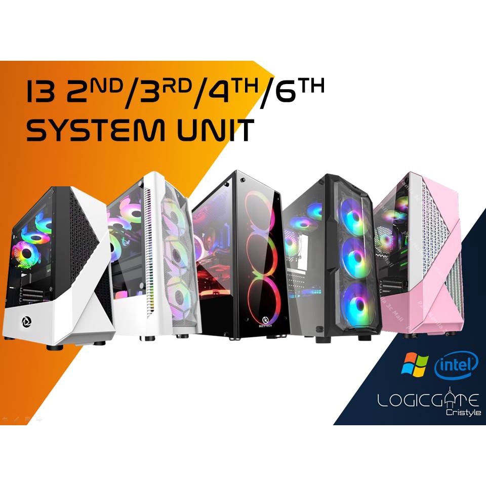 INTEL CORE I3 2ND/ 3RD/ 4TH/ 6TH/ 7TH GEN SYSTEM UNIT | Shopee Philippines