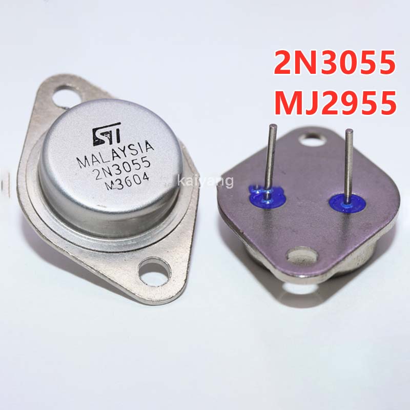10pcs MJ2955G MJ2955 2N2955 2N3055 TO-3 Gold Seal High Power Transistor ...