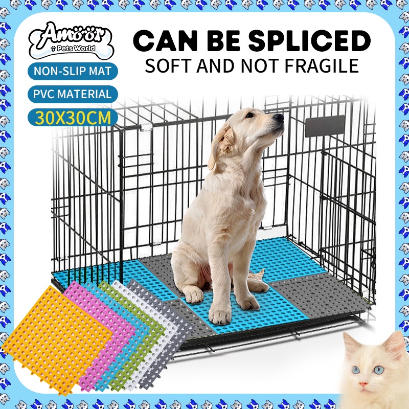 Pet Dog Cat Pad Mesh Mat PVC Bathroom Non-slip Mats Pad Multifunctional ...