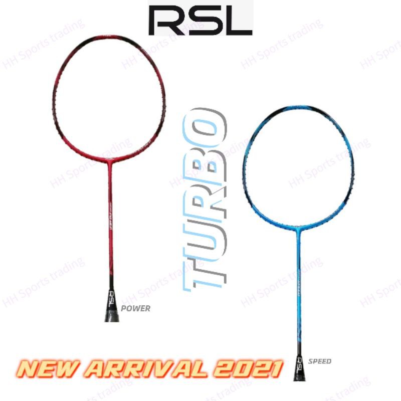 RSL BADMINTON RACKETS TURBO SERIES FOC GRIP NEW ARRIVAL | Shopee ...
