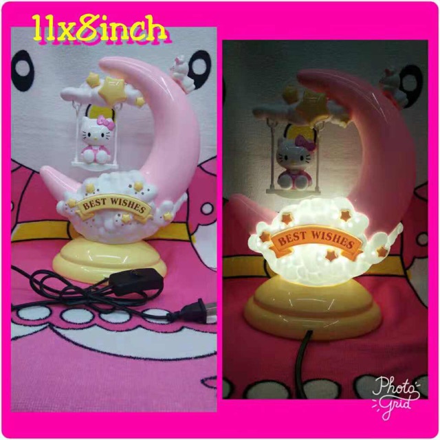 Hello kitty mOoN lamP. | Shopee Philippines