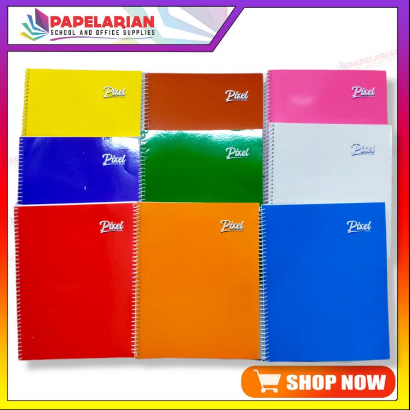 BIG NOTEBOOK SPIRAL PIXEL/HOTS NOTES 80LEAVES | Shopee Philippines