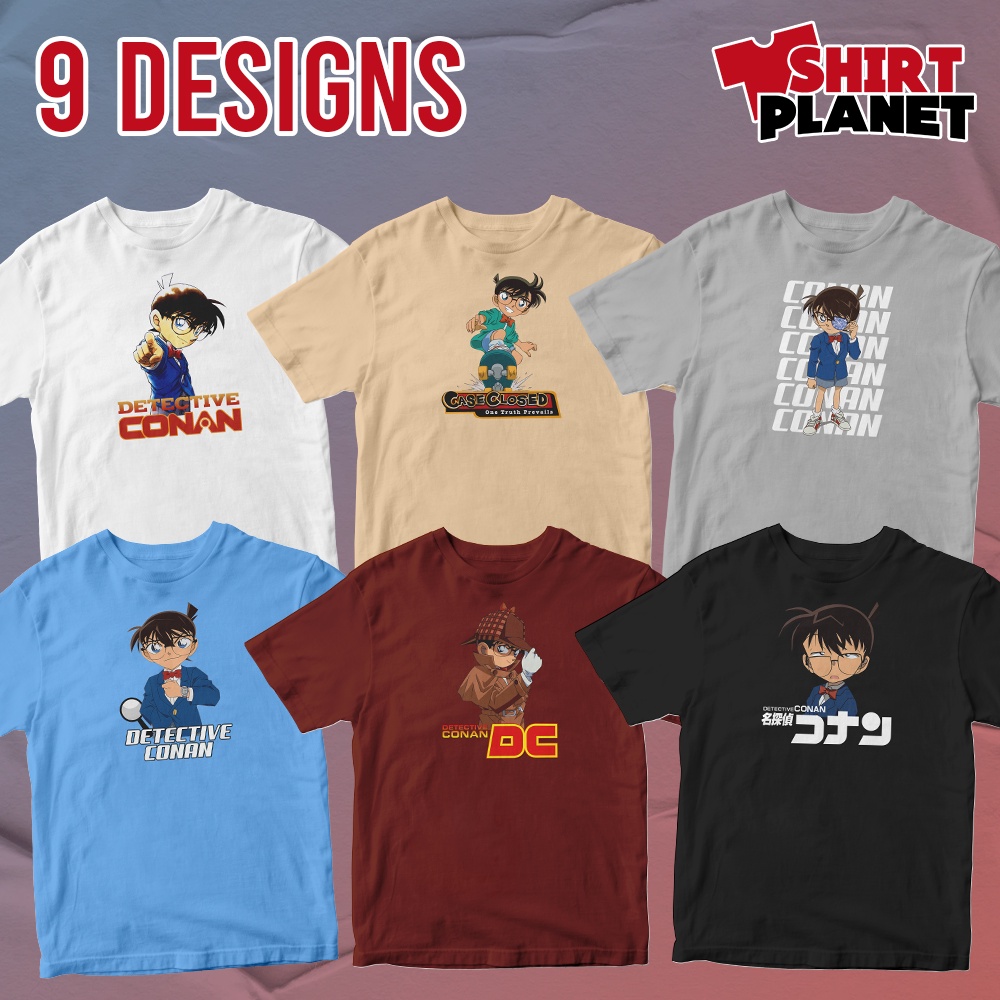 Detective Conan Anime Inspired t-shirt - Conan Case Close Design Unisex ...