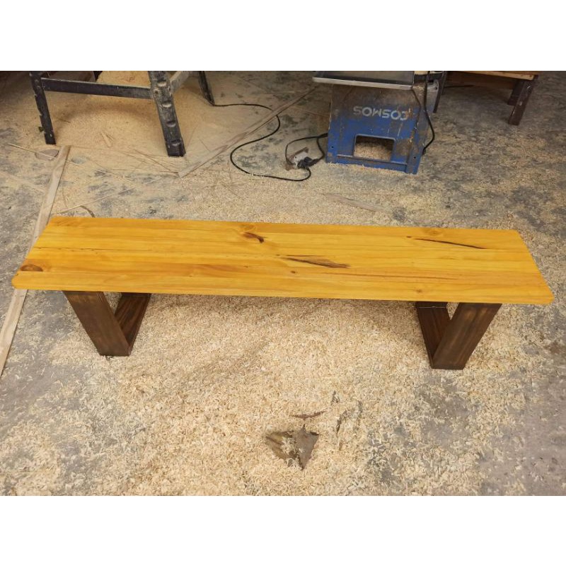 Entry Way Two Toned Bench Simple Indoor/Outdoor | Shopee Philippines