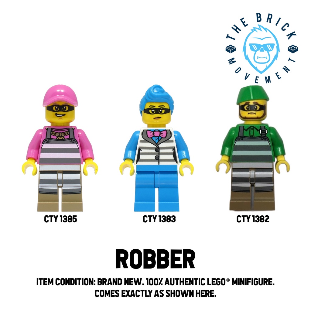 LEGO® CITY Robber Minifigure | Shopee Philippines
