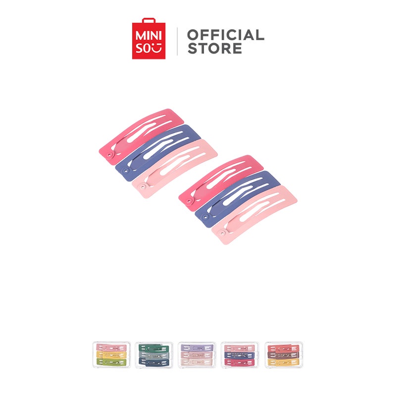 MINISO Fashion Hair Clips Assorted | Shopee Philippines