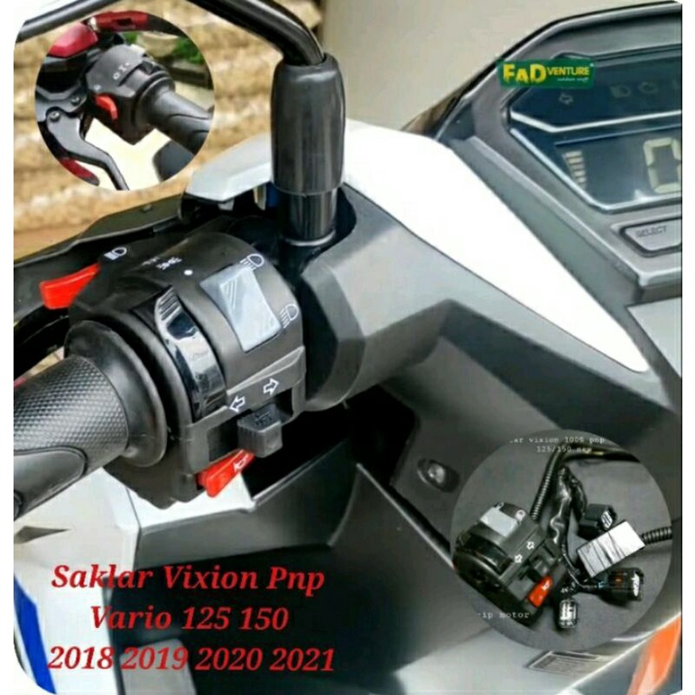 Vixion pnp switch Vario 125 150 160 new Led Smartkey 2018 2019 2020 ...