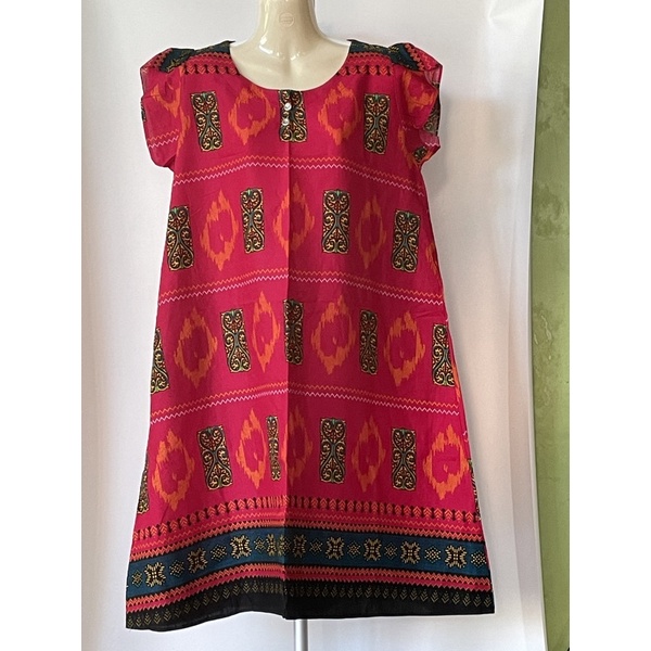 daster pambahay with sleeves L (bigpetal, tribal,smallpetal) | Shopee ...