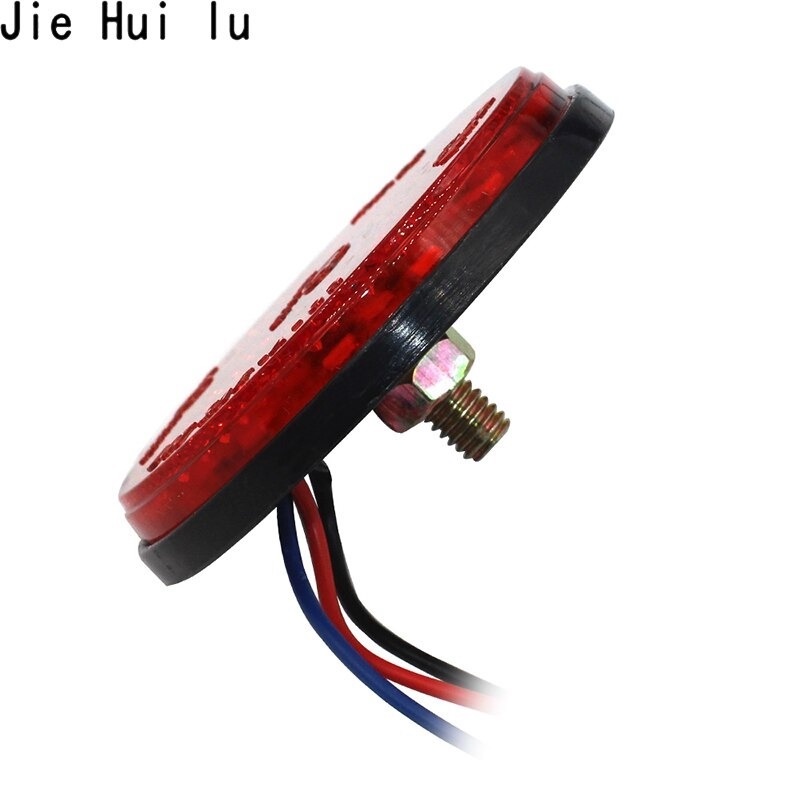 1Pc Motorcycle Brake 24 SMD Car Round Tail Lights Turn Signal Light ...