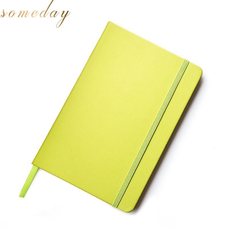 Someday [A5 Size] Stationery 25K Moleskin Rubber Diary Strap Notebook ...