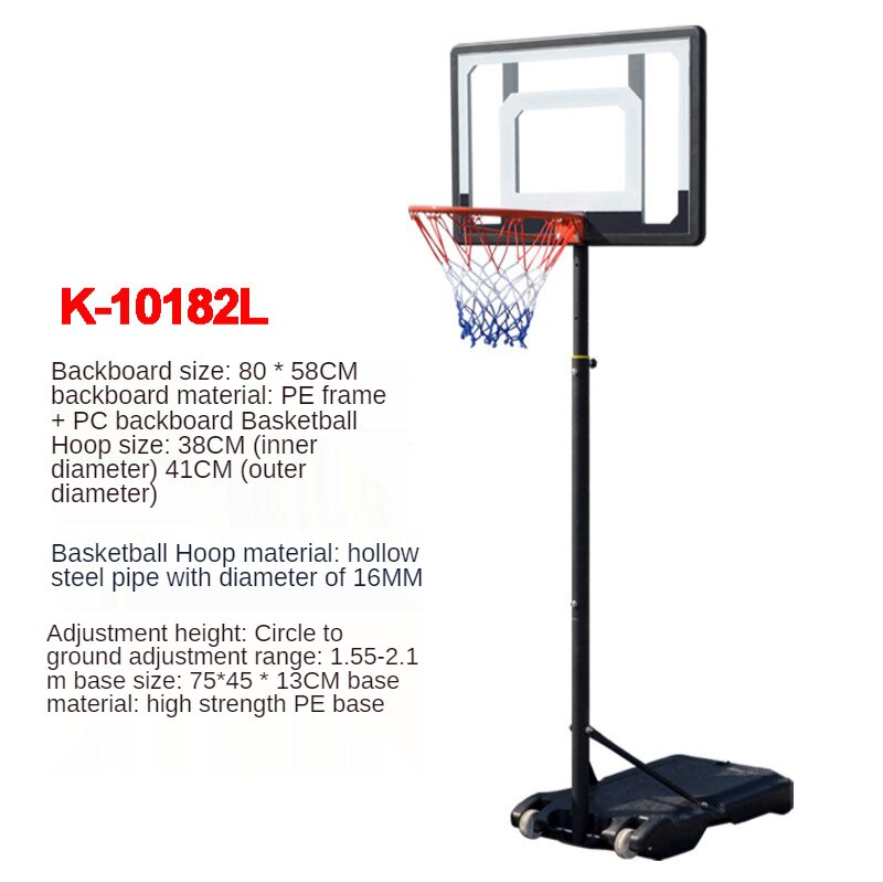 Adjustable kids basketball hoop youth/basketball hoop with stand 005 ...