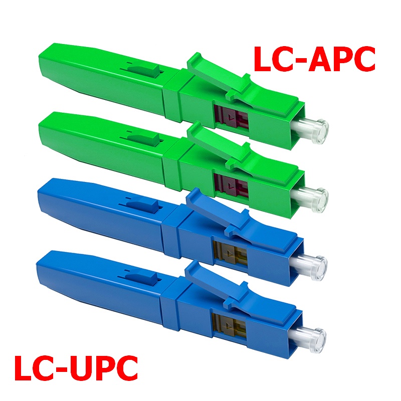 10PCS LC Embedded type FTTH Fiber Optic Fast Connector LC UPC Fast ...