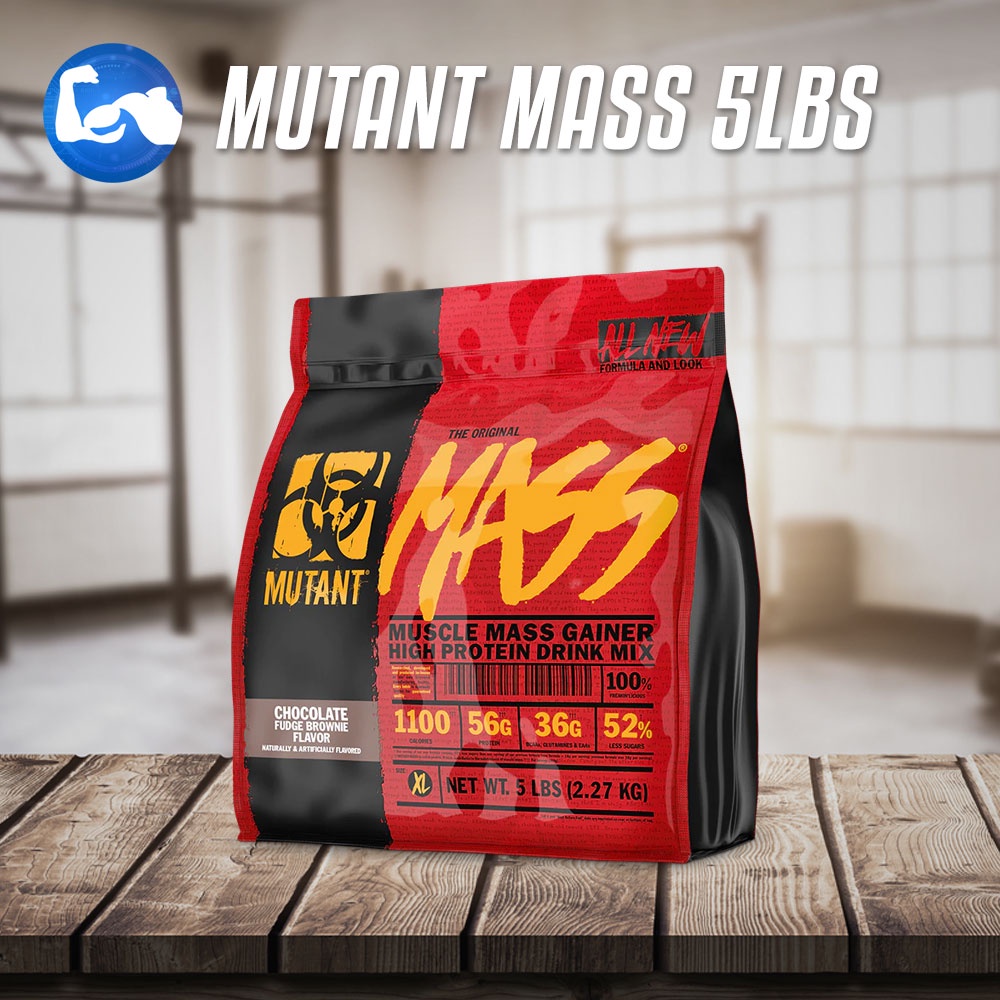 MUTANT MASS 5lbs - #1 Selling Mass Gainer for Bulking, Muscle and ...