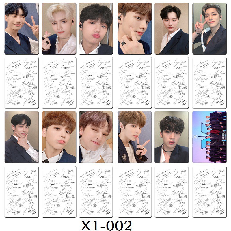 X1 KPOP GROUP PHOTOCARD SIZE 40PCS/PACK (86X54MM) | Shopee Philippines