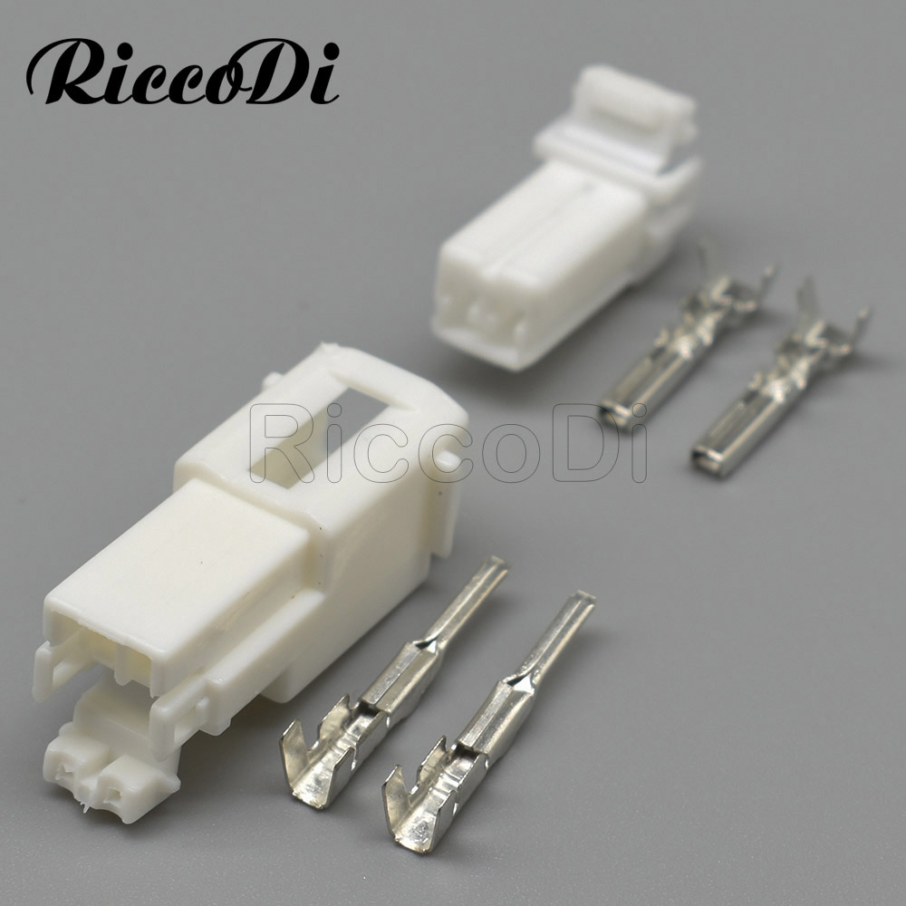 10Sets 2 Way Male Female Audio Socket Tweeter Plug Auto Automotive ...