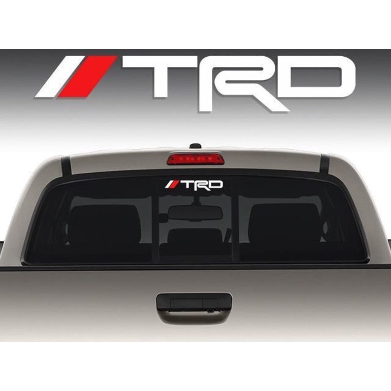 TOYOTA TRD Decals Racing Tacoma Tundra Vinyl Decal | Shopee Philippines