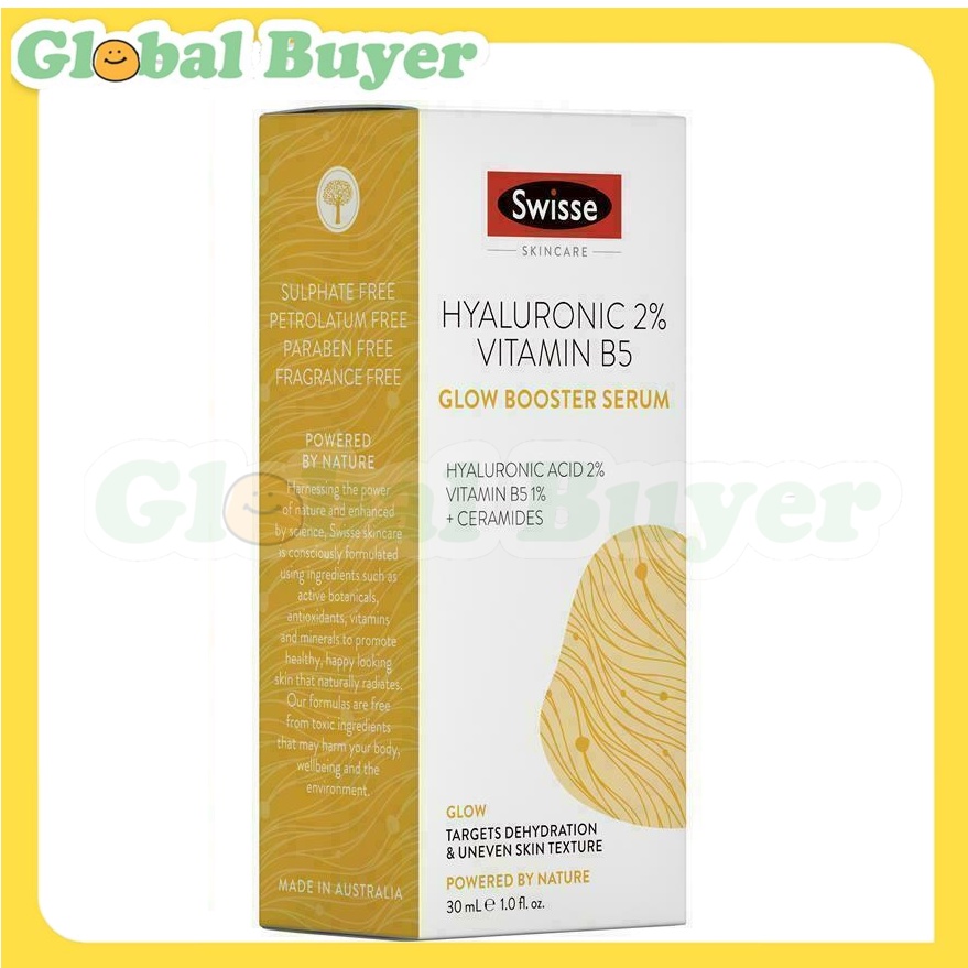 Swisse Beauty Hyaluronic 2 Vitamin B5 Glow Booster Serum 30ml | Shopee Philippines