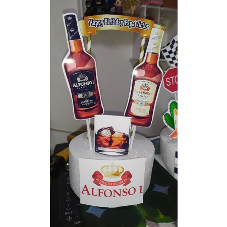 customized photo printed cake toppers Alfonso themed | Shopee Philippines