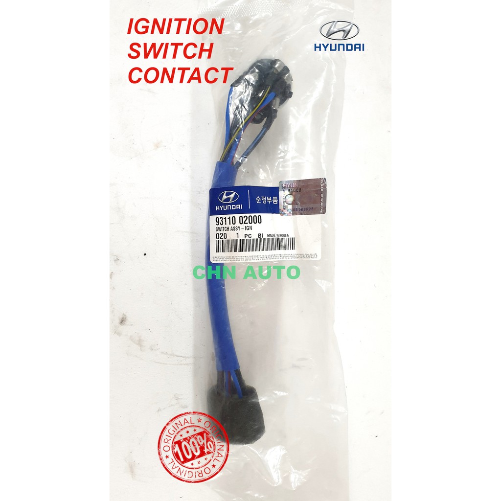 Hyundai Ignition Switch Contact / Key Switch Wire for Atos (6 Pins ...