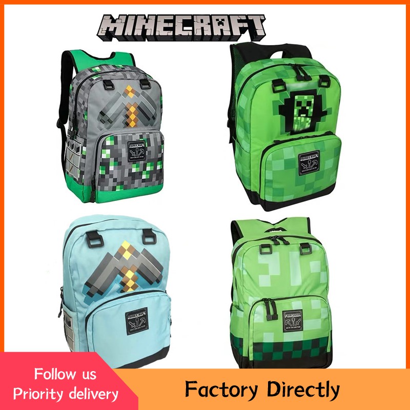 Minecraft beg sekolah Minecraft bag sekolah lelaki kids bag Minecraft ...