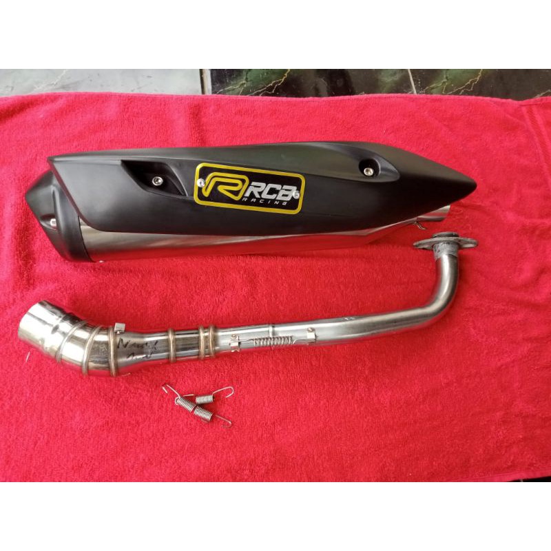 STANDARD RACING EXHAUST RCB ROB1 YAMAHA NMAX LEXI AEROK FINO MIO HONDA ...