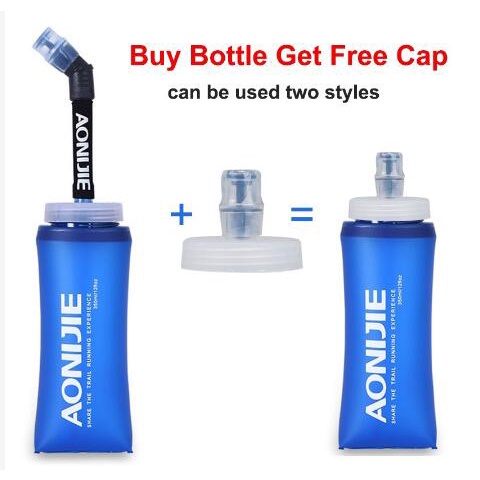 AONIJIE SD09 170ml 200ml 250ml 500mml 350ml 600ml Soft Flask Folding Water Bottle TPU for ...