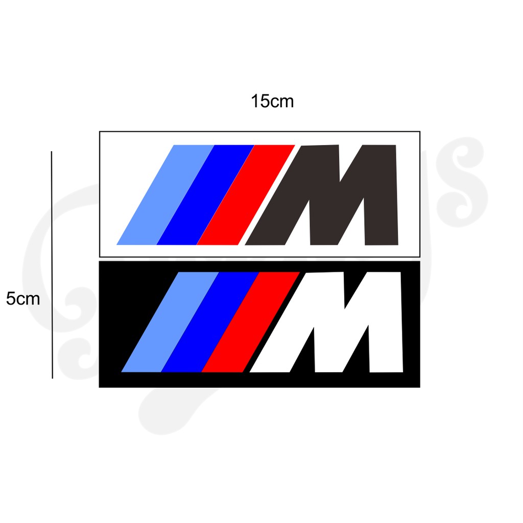 Bmw LOGO STICKER CAN BE STICKED ONLY | Shopee Philippines