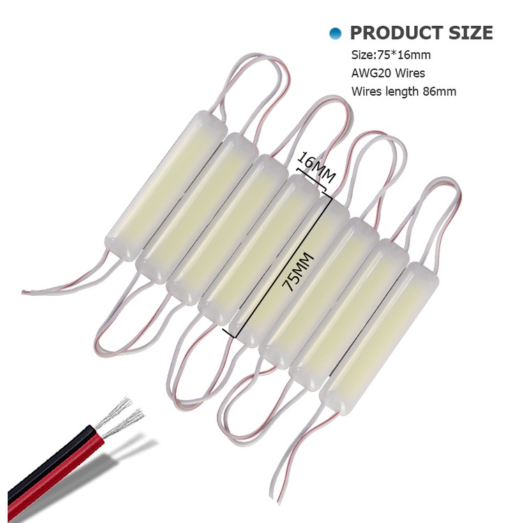 1pcs Car Motorcycle Parts Accessories New Design Module Long 7C LED ...