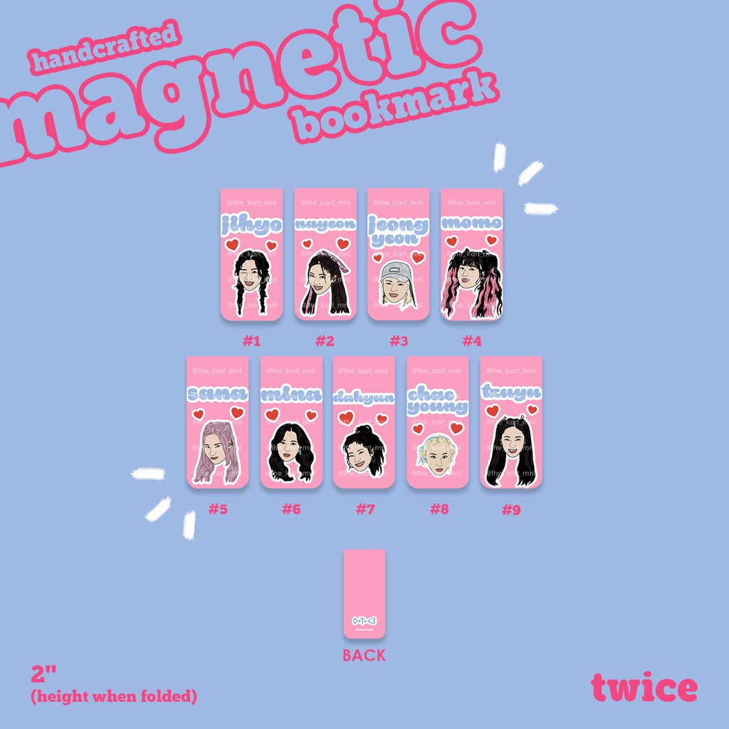 TWICE FORMULA OF LOVE Ver. - HANDCRAFTED MAGNETIC BOOKMARK | Shopee ...