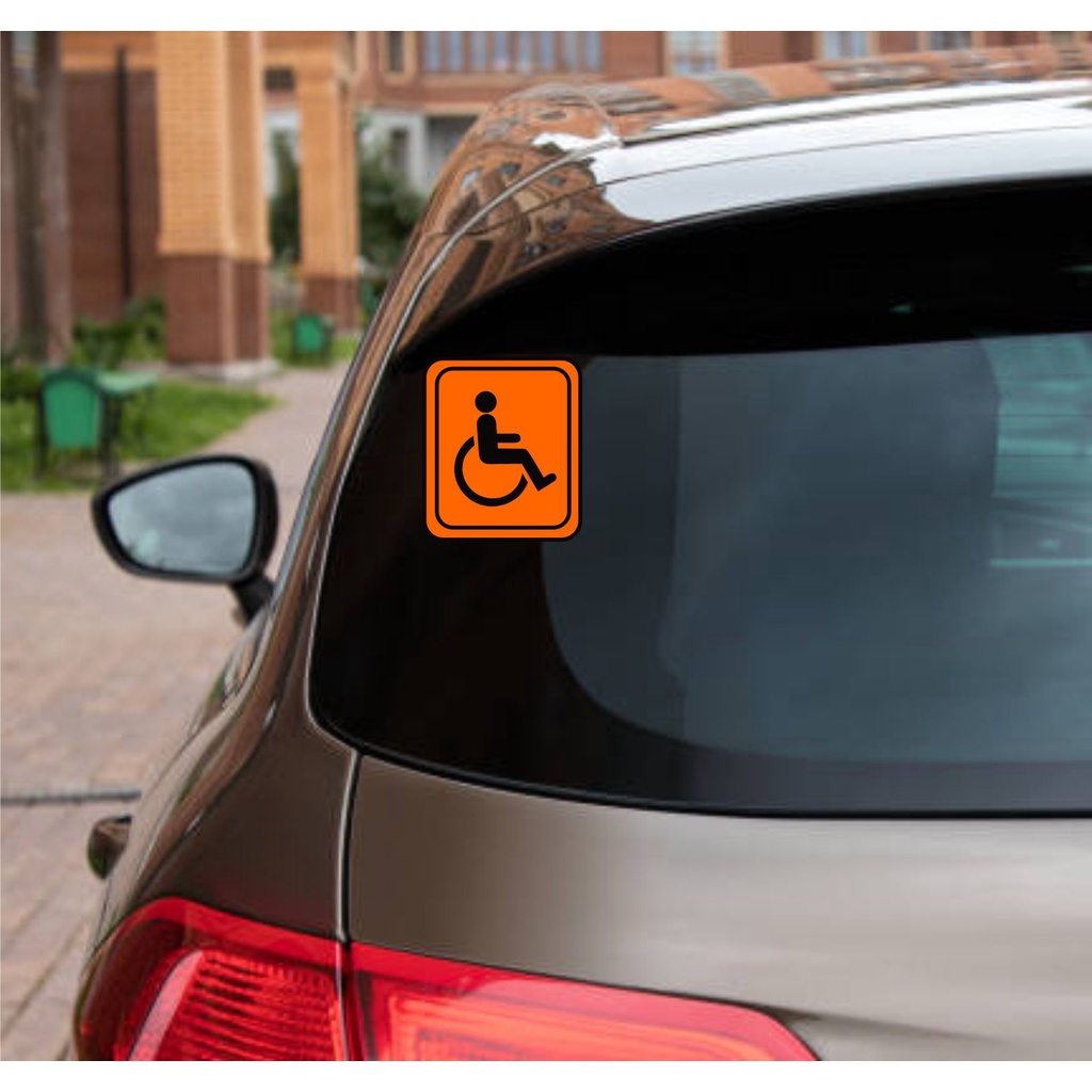 PWD sticker for cars, restroom doors, restaurants, ang other surfaces ...