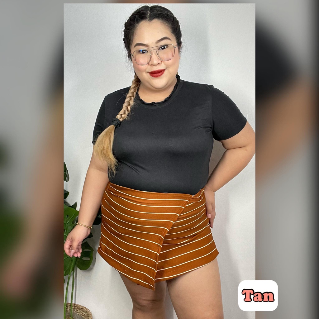 Molly Plus size Skort fits xl -3xl | Shopee Philippines