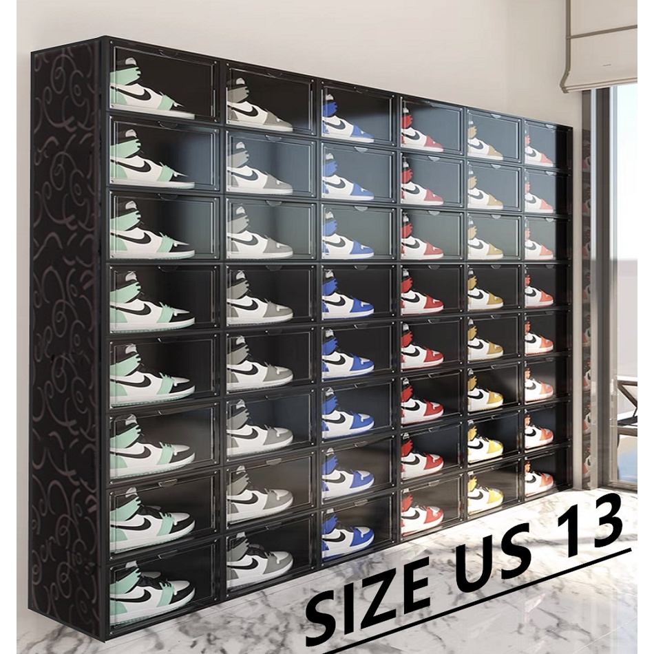 Shoe Box Extra Large AJ Size US 13 Basketball Shoes Shoe Rack Foldable ...