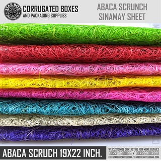 Starbox Abaca Scrunch Mat Sinamay Fabric Sheet Wrapper Gift Packaging ...