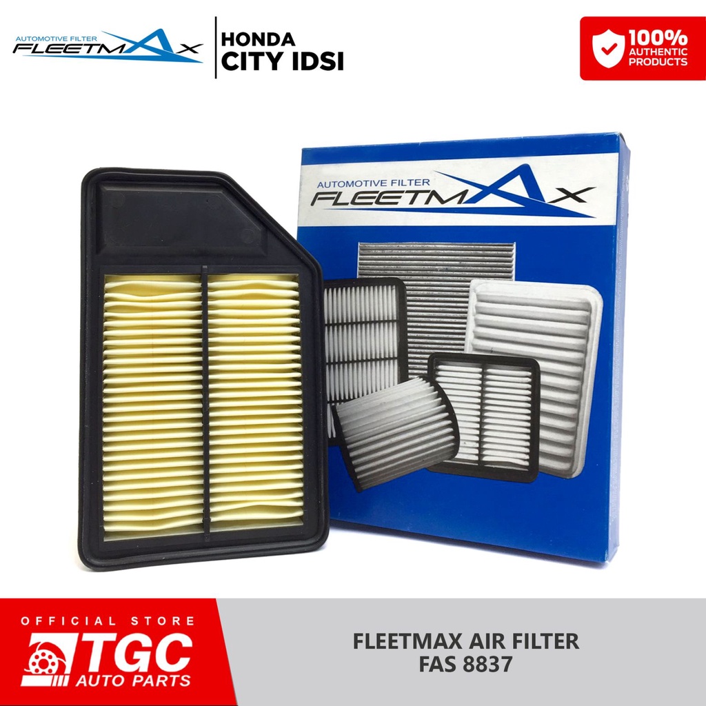 Fleetmax Air Filter / Air Cleaner Honda City and Jazz 2003 - 2008 FAS8837 1pc | Shopee Philippines