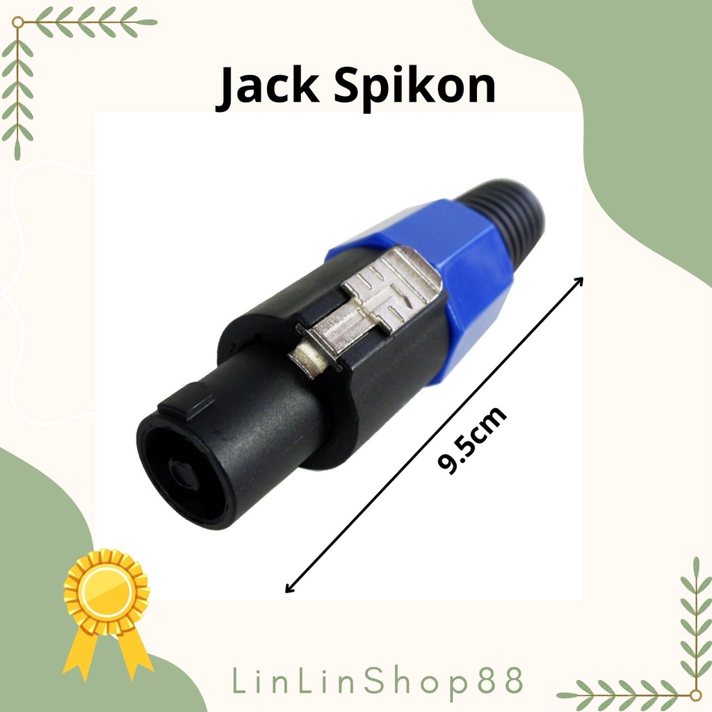 Package CONTAINS 4 PCS speaker Speakon Jack / speaker spikon Jack - 4P ...