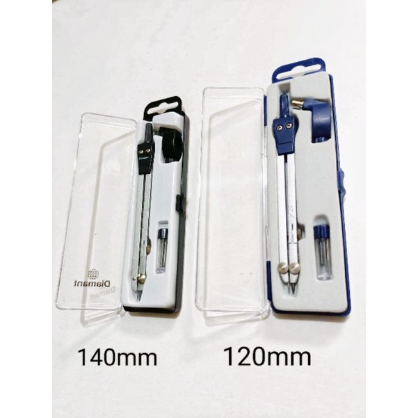 Metal Compass with Adaptor and lead in case 120mm/140mm | Shopee ...