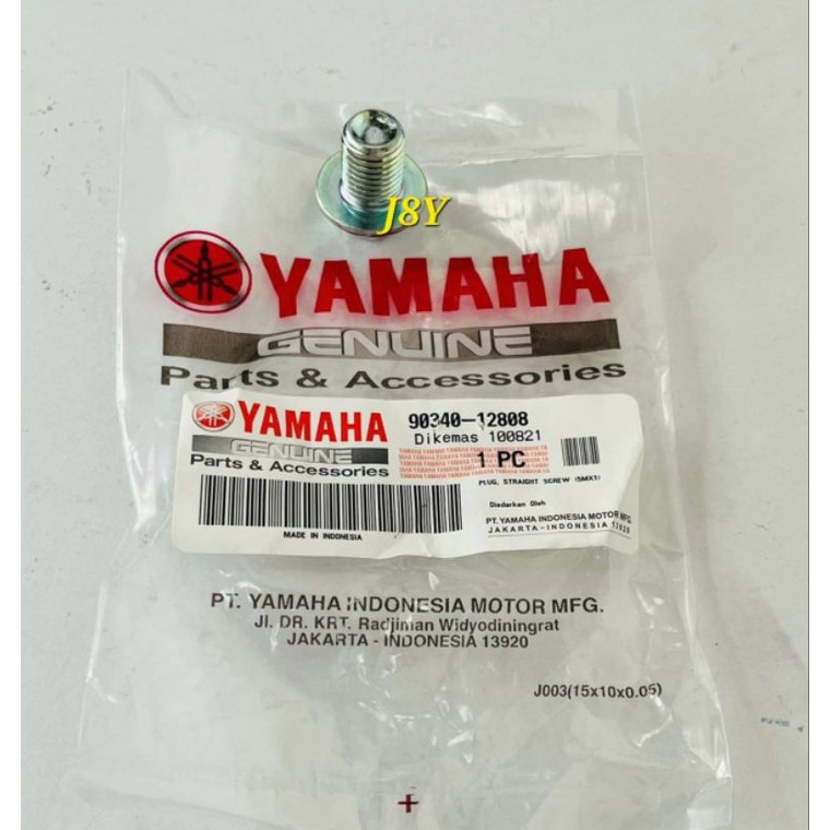 Oil Drain Plug Straight Mio i 125, Nouvo, Aerox, NMAX Original | Shopee Philippines