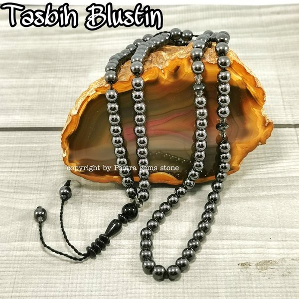 Original 99-point BLUSTIN NATURAL TASBIH By Hajj And Umrah | Shopee ...