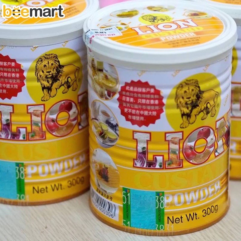 Lion Powder Custard Lion Milk Egg Powder for Baking 300gr jar 3500gr ...