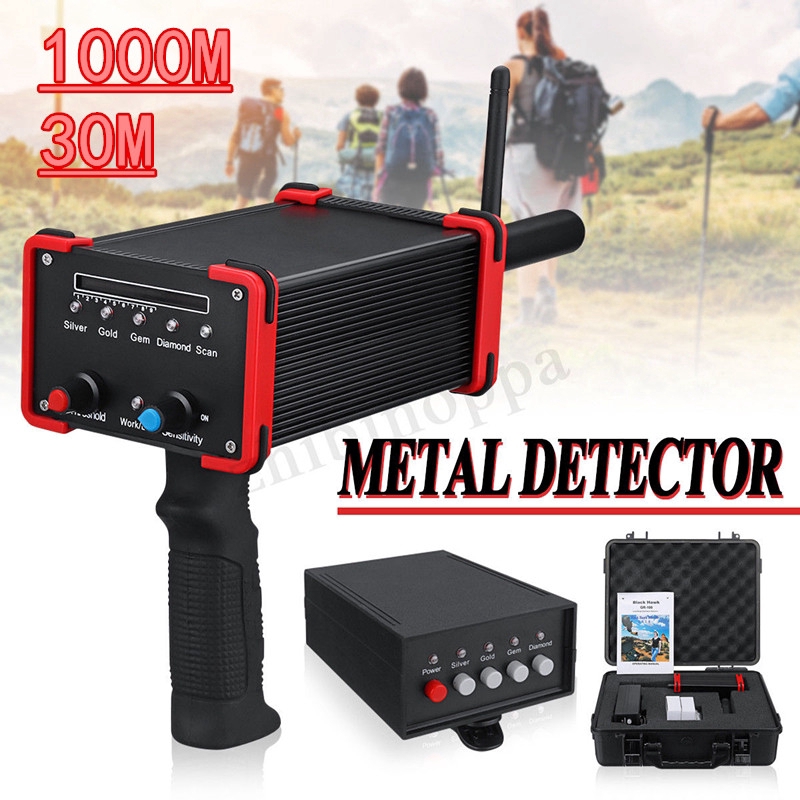 30M Depth Metal Detector Rechargeable Pointing Long Range dual system ...
