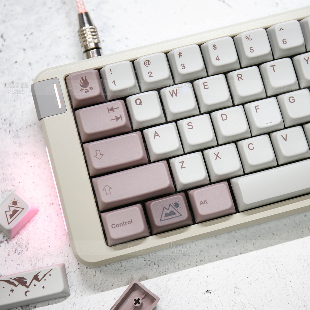 Snowy Night Keycaps MDA Profiles 157Keys PBT Mechanical Keyboard Keycap ...