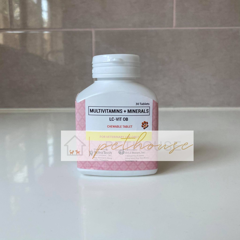 Lc-Vit OB Chewable Tablet (30 Tablets) | Shopee Philippines