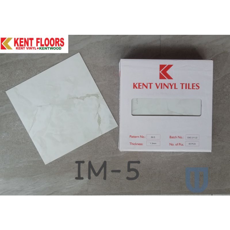 Kent Vinyl Tiles 30x30cm (12"x12"). Branded. (1order = 1pc) 10pcs ...