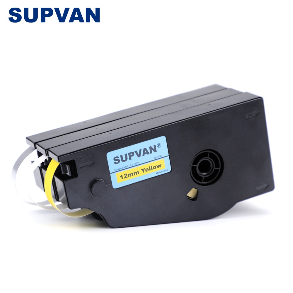 SUPVAN Sticker Label Tape Specialized Consumables For Cable Id Printer Label Paper Cassette ...