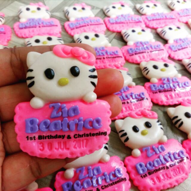 Hello kitty Polymerclay ref magnet | Shopee Philippines