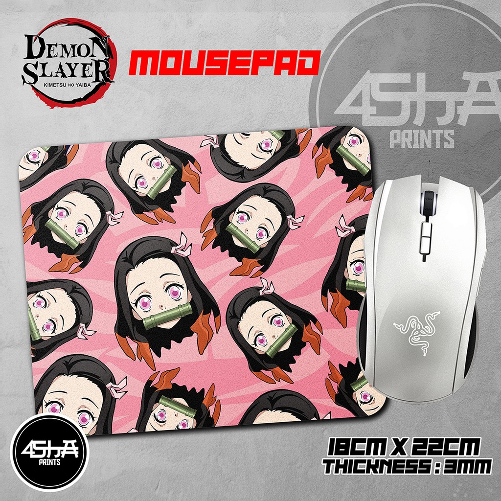 Demon Slayer Graphic Design Mousepad | Shopee Philippines