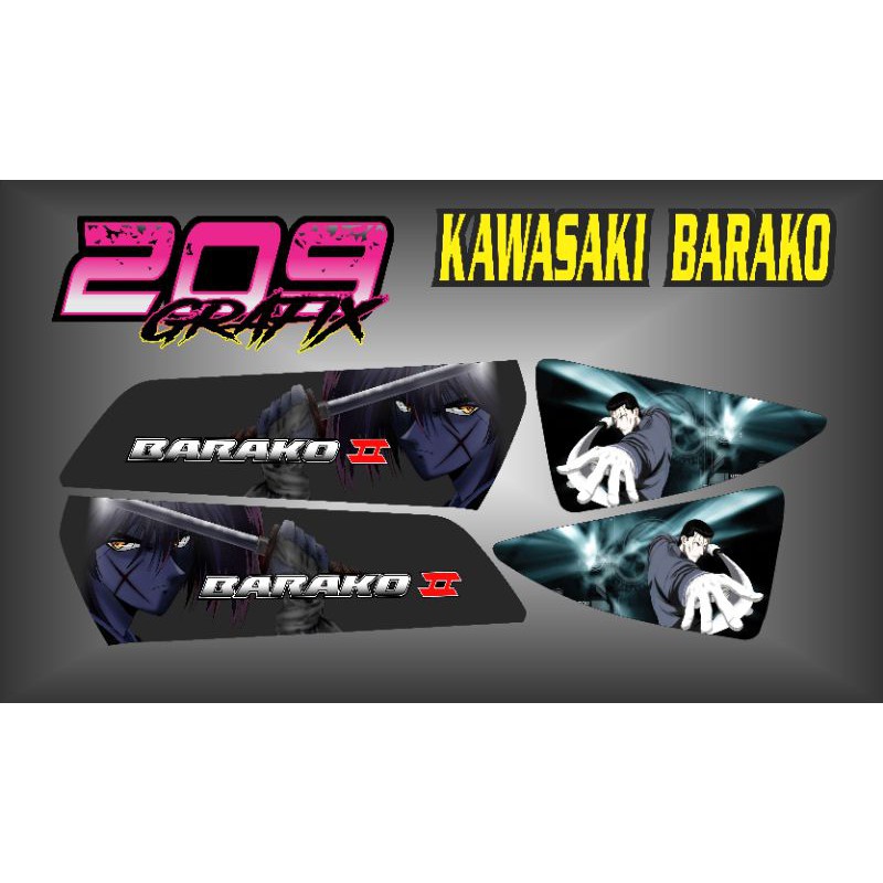 kawasaki barako decals | Shopee Philippines
