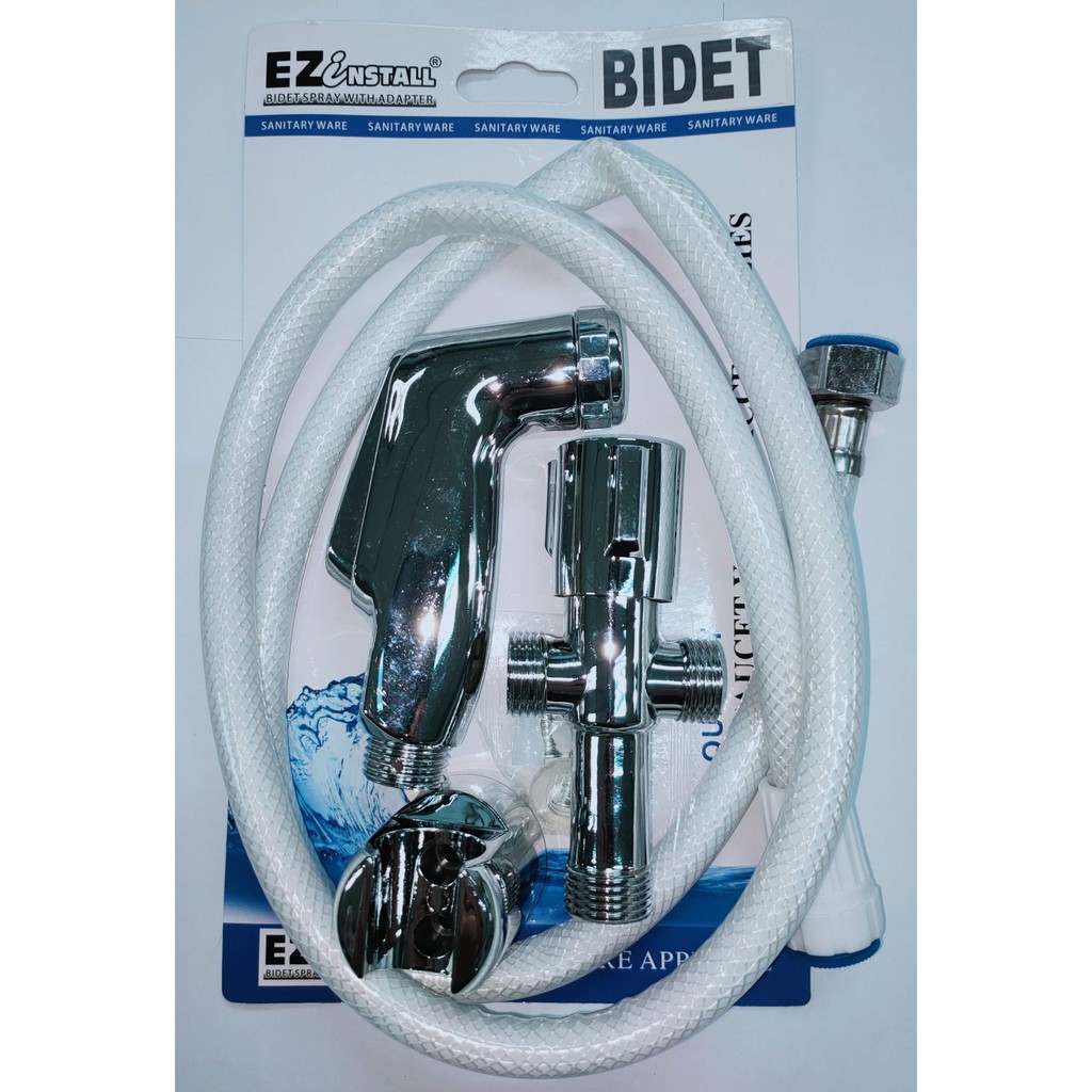 BIDET with ANGLE VALVE EASY INSTALLATION COMPLETE SET | Shopee Philippines