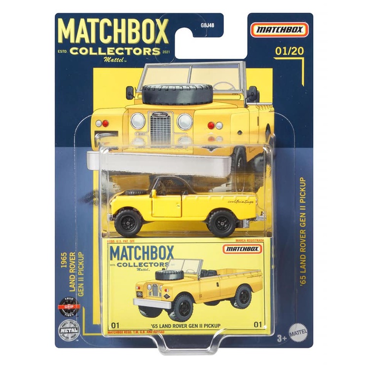 Matchbox COLLECTOR - 65 LAND ROVER GEN II PICKUP | Shopee Philippines